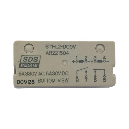 RELE 9V ST1-L2-DC9V - KIT C/ 02 PÇS